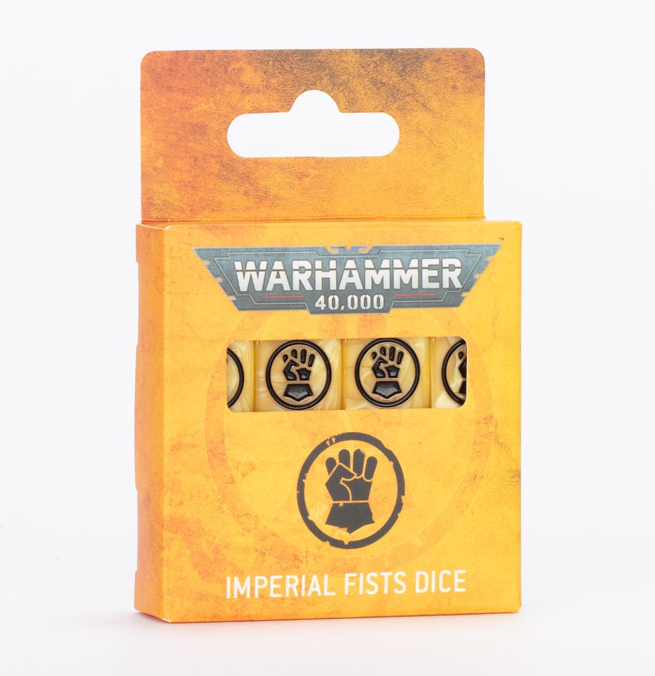 Space Marines: Imperial Fists: Dice Set [10Th Edition]